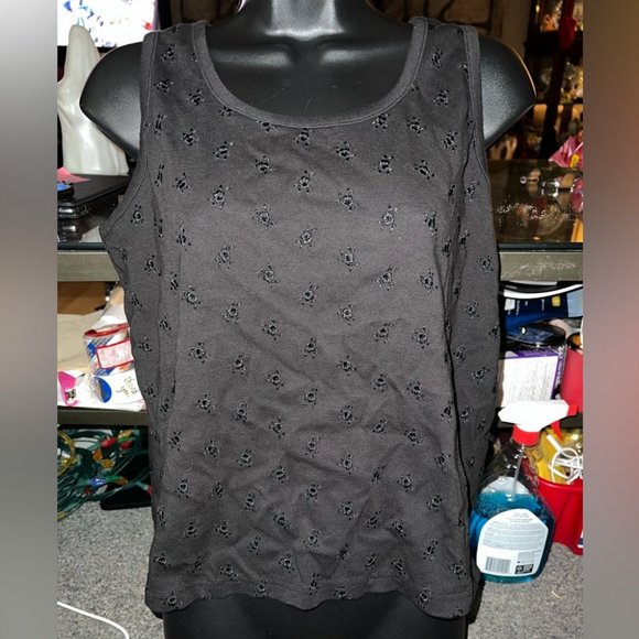 cleo | Tops | Cleo Eyelet Tank | Poshmark